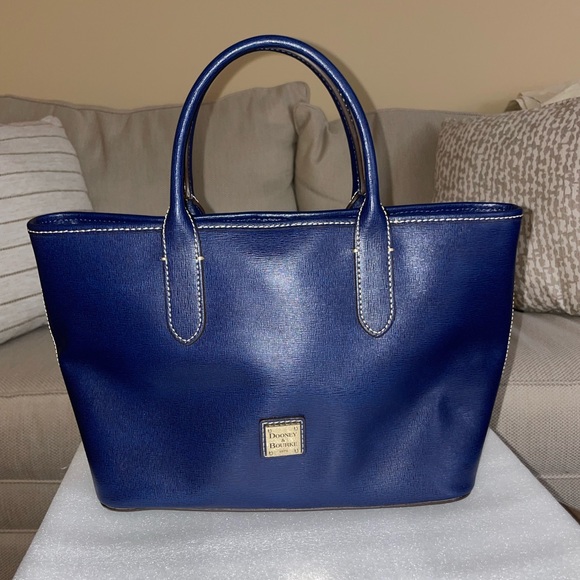 Dooney & Bourke | Bags | Royal Blue Top Handle Dooney Bourke Bag With ...